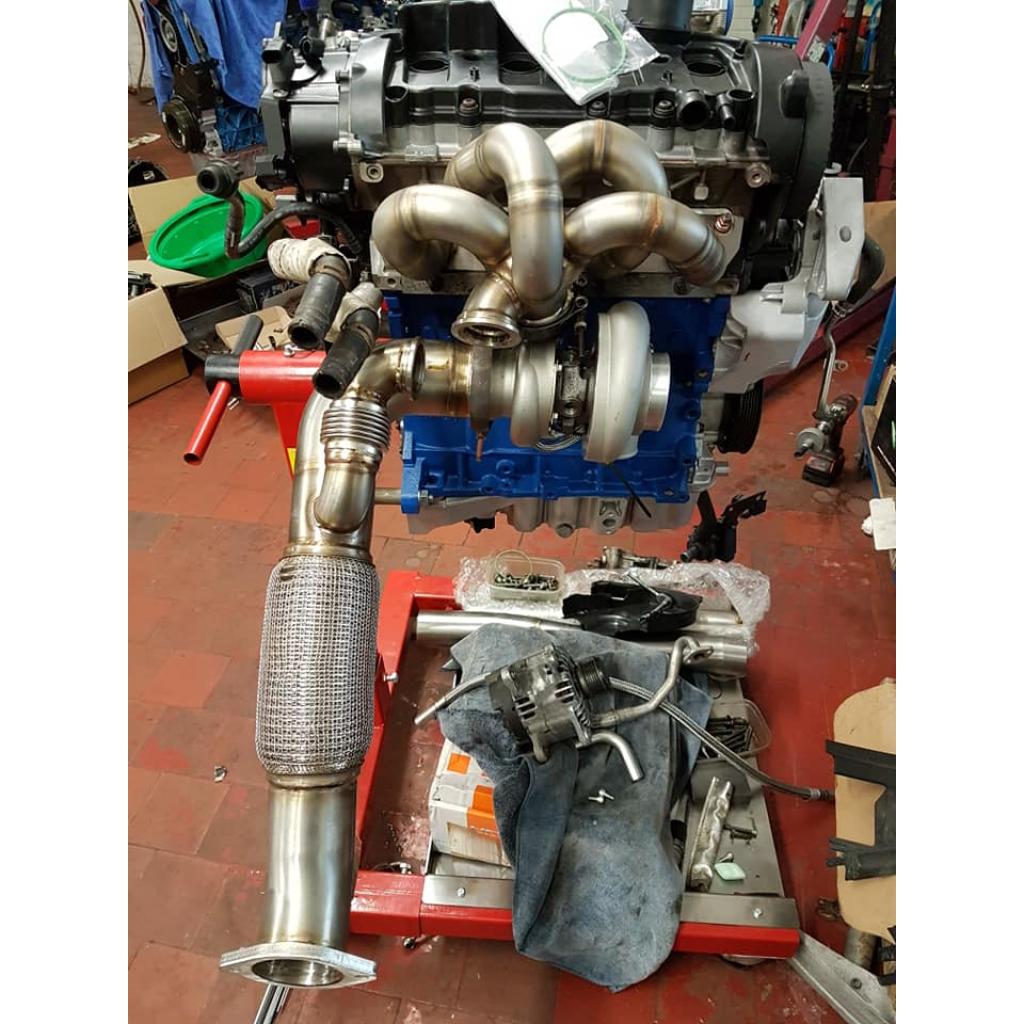 Nortech 1.25"NB TFSI Tubular manifold V-BAND 2.0 TFSI